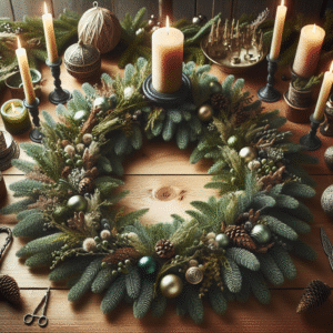 Magical Evergreen Garlands: Sacred Yule Altar Decorations for Winter ...